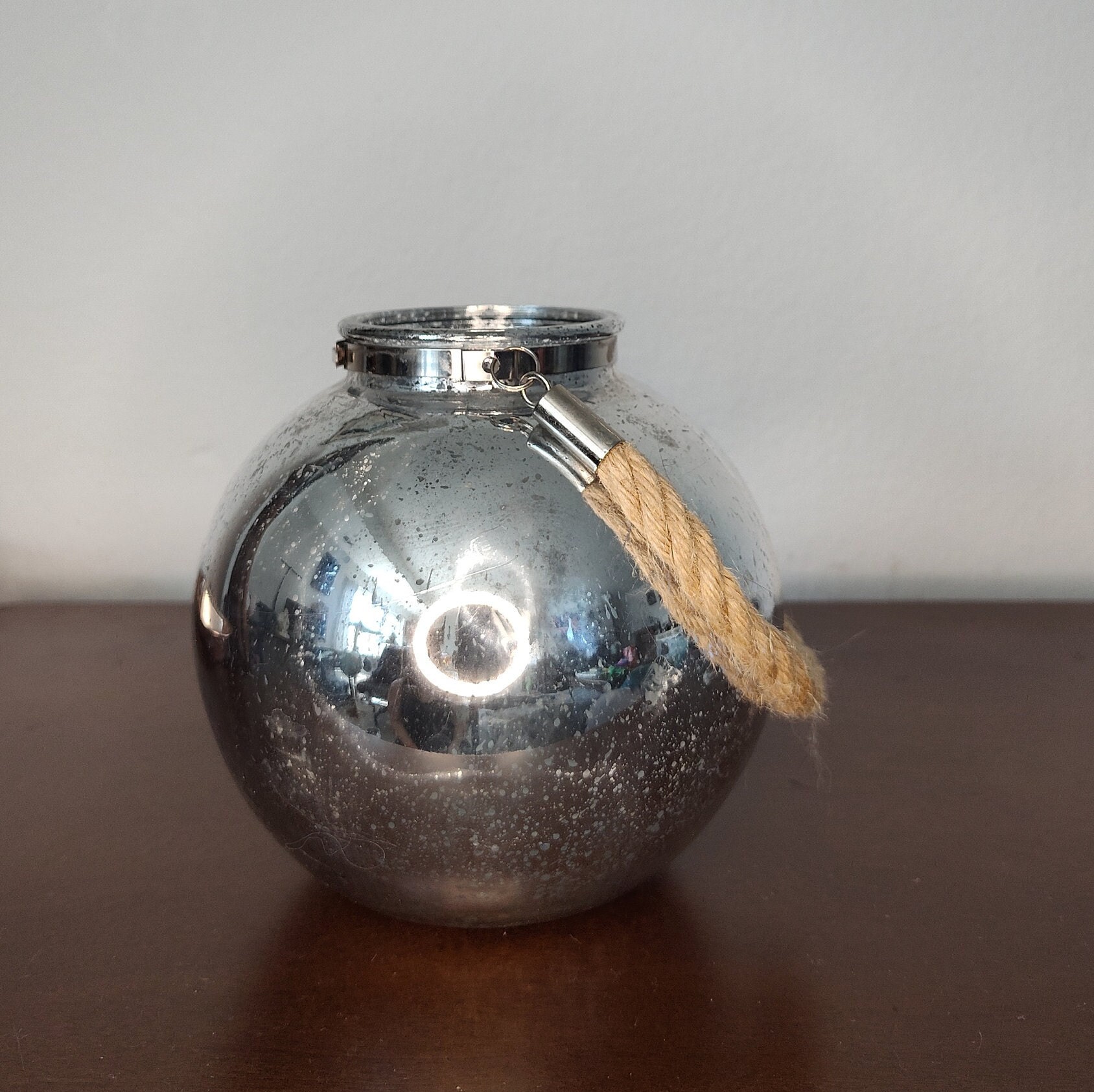 Mercury Glass Candle Holders Etsy 5067