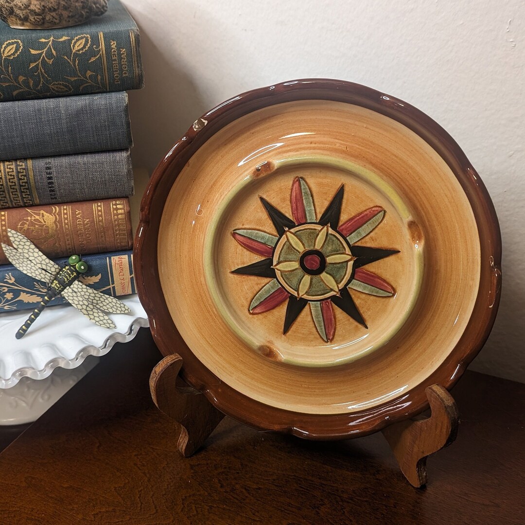 Pennsbury Pottery, 8-inch Scalloped Hex Ashtray - Etsy