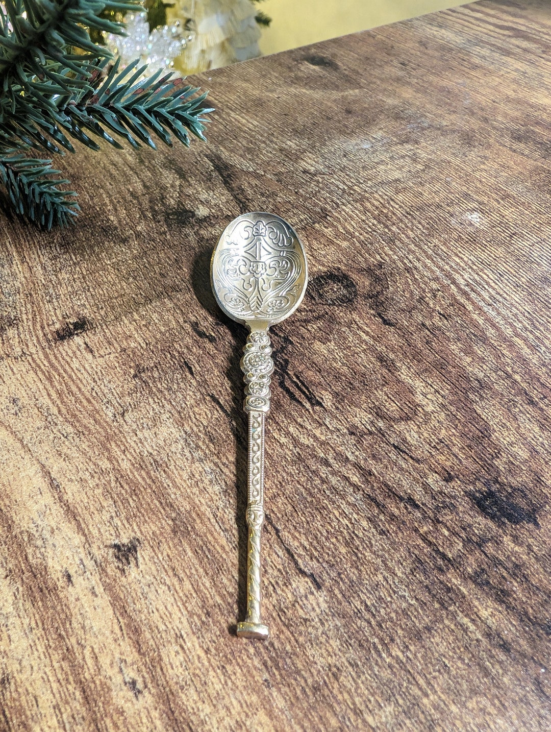 Vintage Gold Anointing Spoon Crown Jewels Replica - Etsy