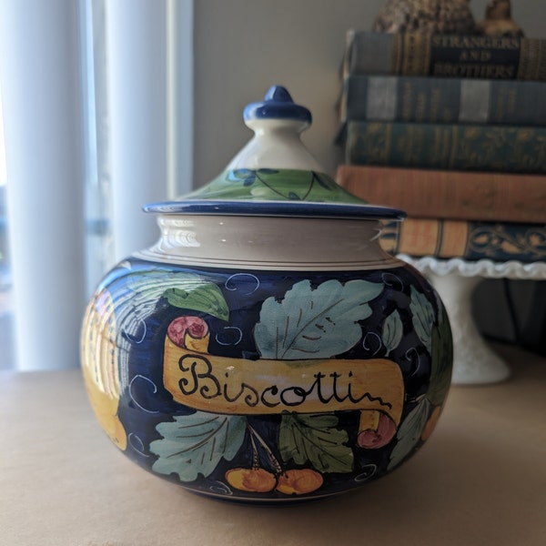 Italian Cookies Jar - Etsy