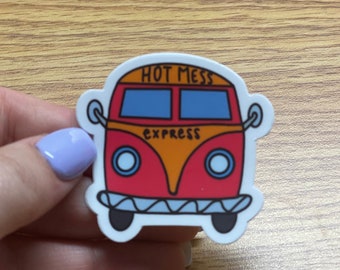 Hot Mess Express Sticker - Etsy