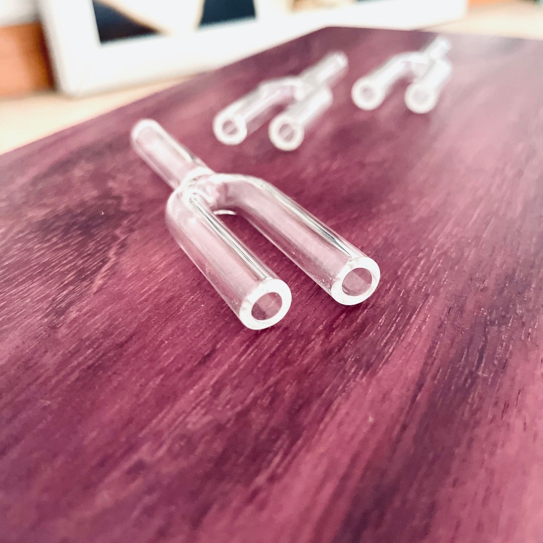 Double Glass Straw, Y Shaped Straw, Double Barrel Straw, Reusable Straw ...