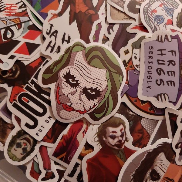 Joker Stickers - Etsy