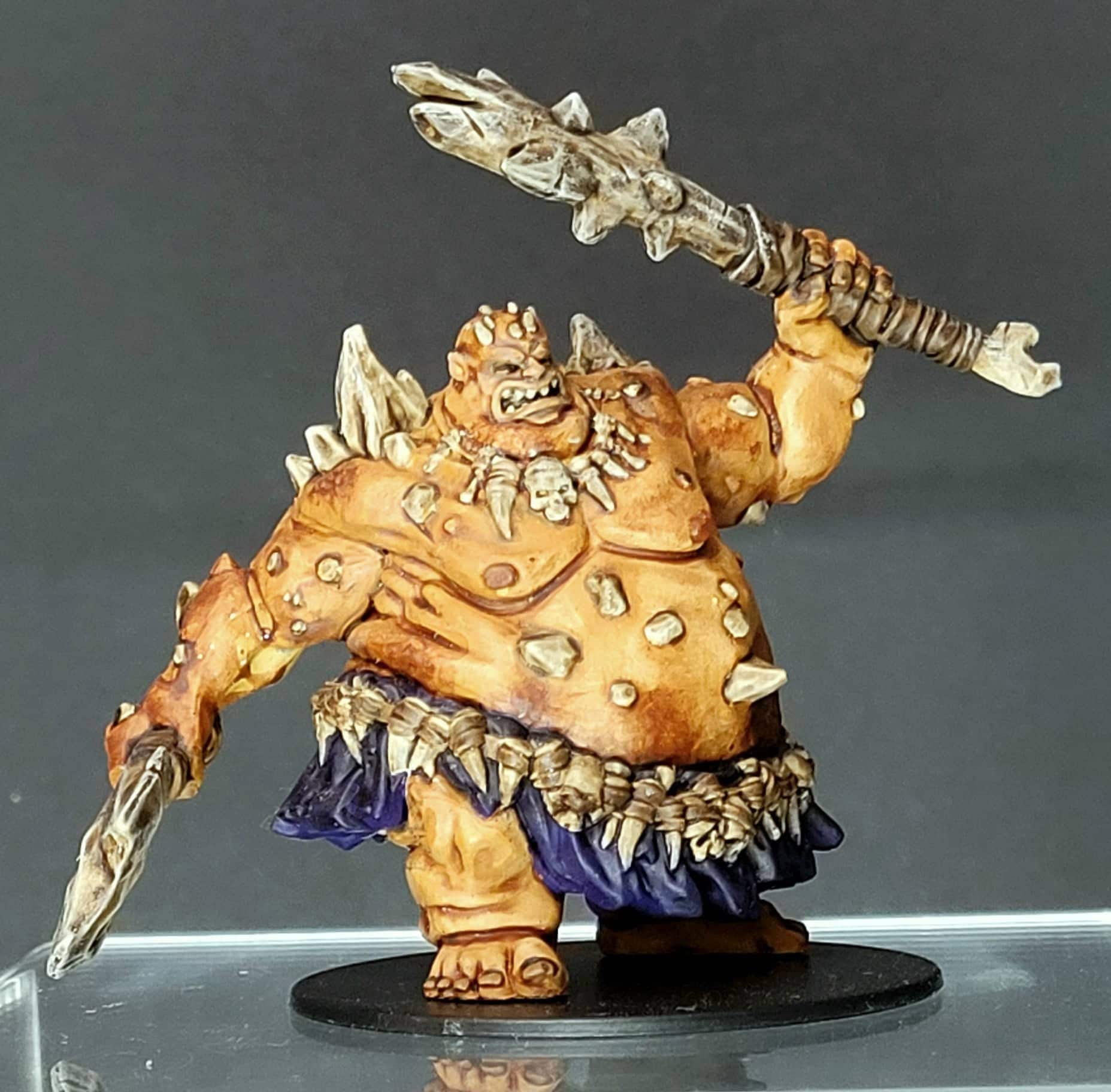 28mm Fantasy Miniature Large Ogre, Painted - Etsy