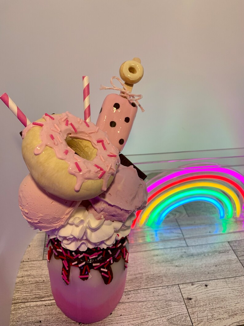 Wanna B Barbie Pink Faux Milkshake Fake Shake - Etsy