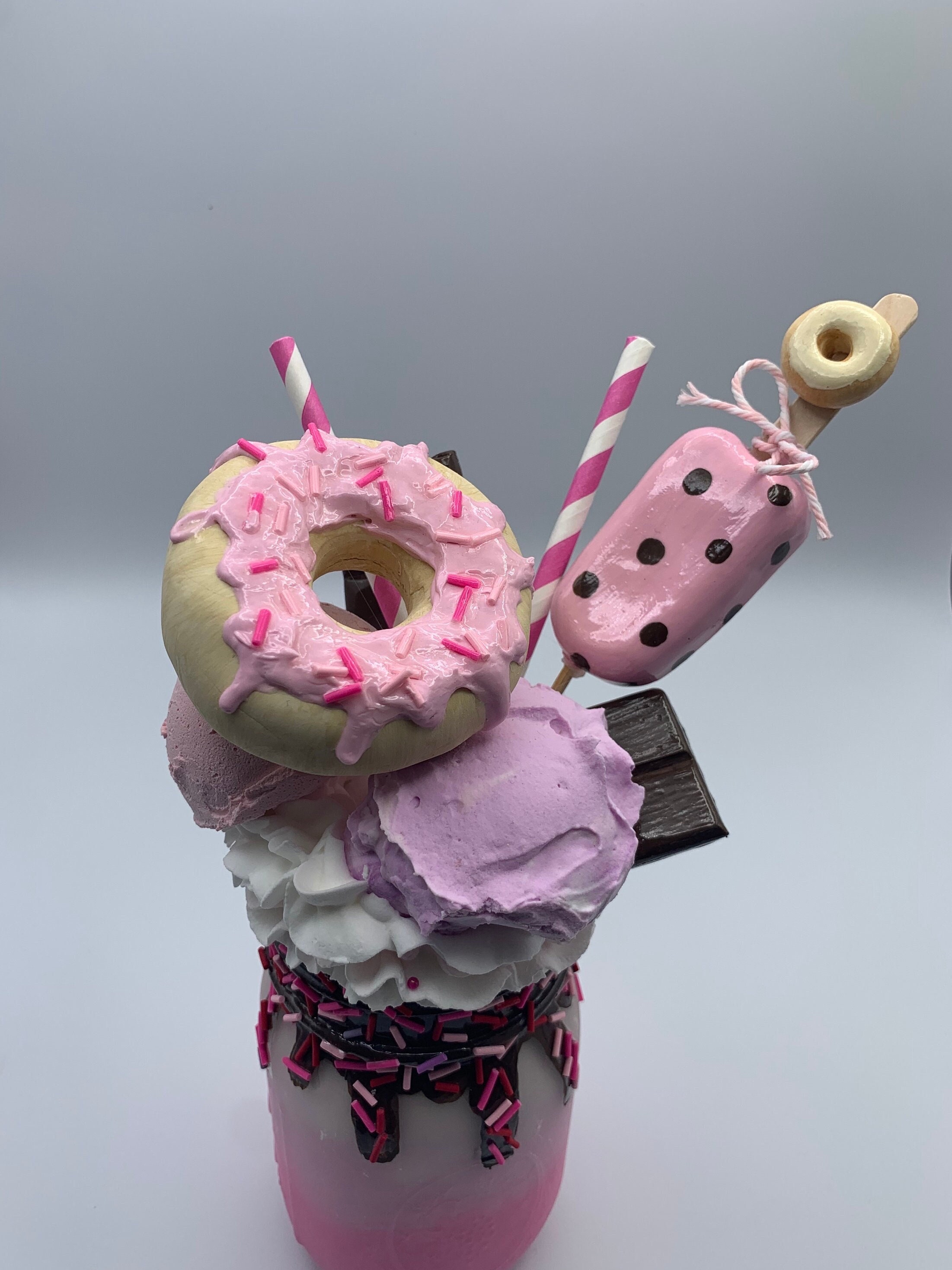 Wanna B Barbie Pink Faux Milkshake Fake Shake - Etsy