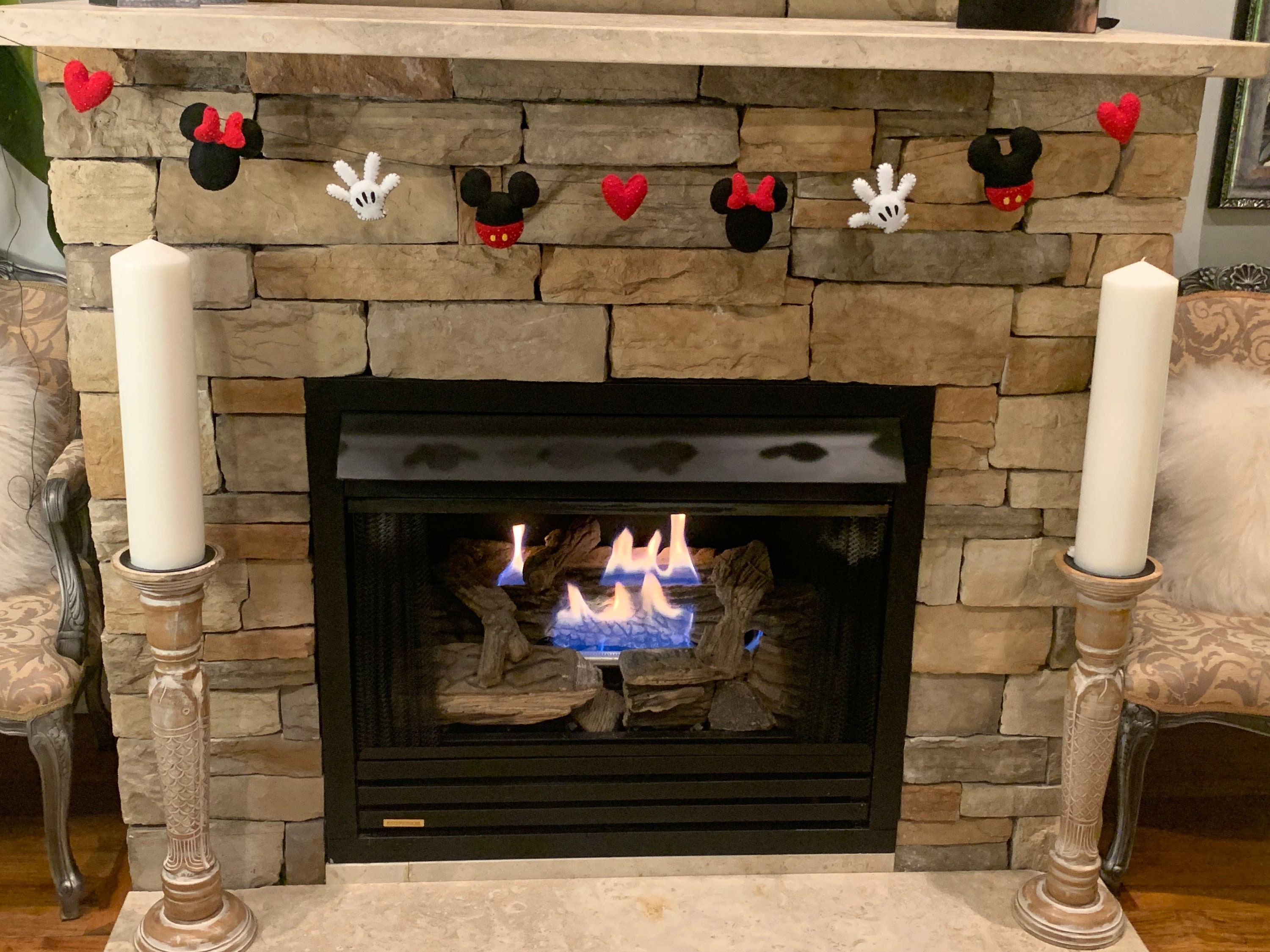 Disney Themed Garland, Birthday Garland, Hand Stitched Felt Garland ...