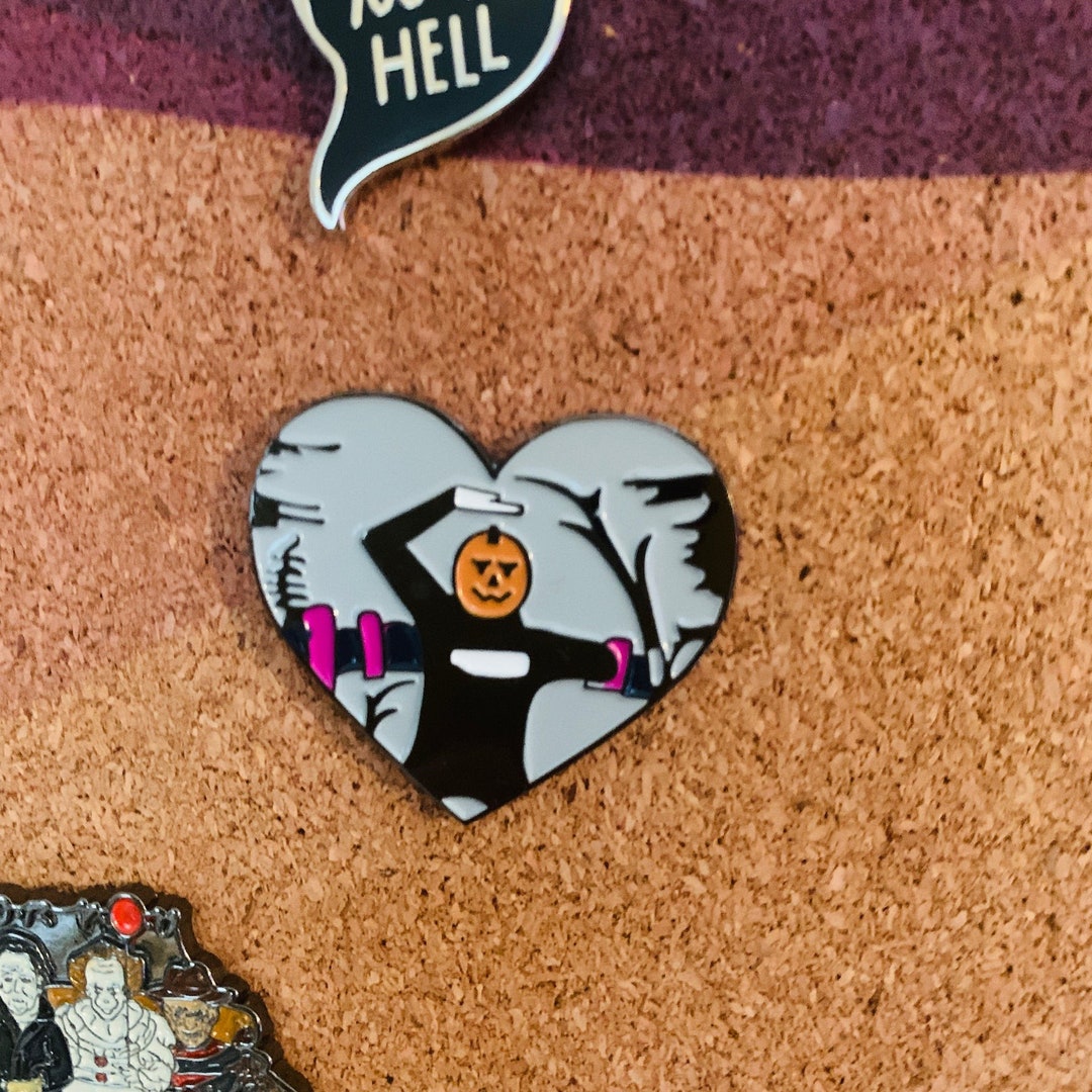 Dancing Pumpkin Man Pin / Brooch / Lapel Pin / Halloween / Meme ...