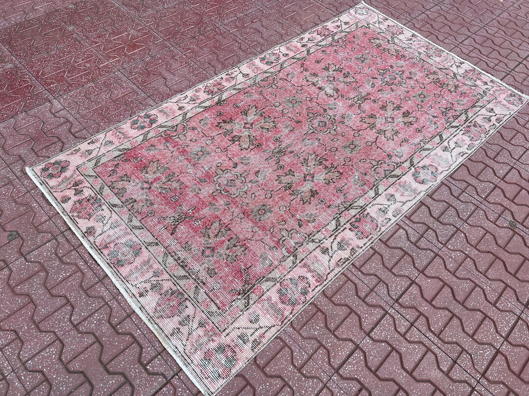 Oushak Rug 3x6 Entryway Rug Bohemian Rugs Hand Made Rug Rustic Rug ...