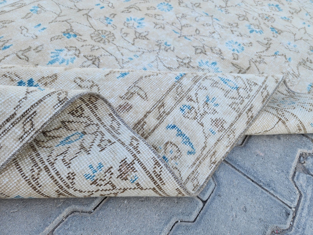 4x7 Wool Rug, Neutral Rug, Rugs for Living Room, Rugs for Dining Room ...