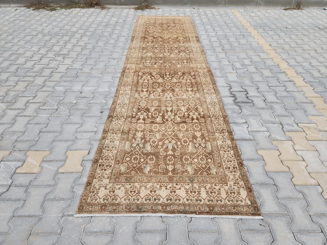 3x13 Long Runner Rug, Bohemian Runners, Neutral Runner Rug, Entryway ...