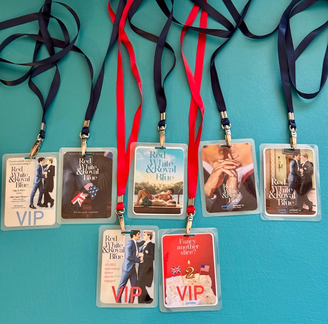 RWRB Movie VIP Lanyard: Nicholas Galitzine & Taylor Zakhar Perez ...