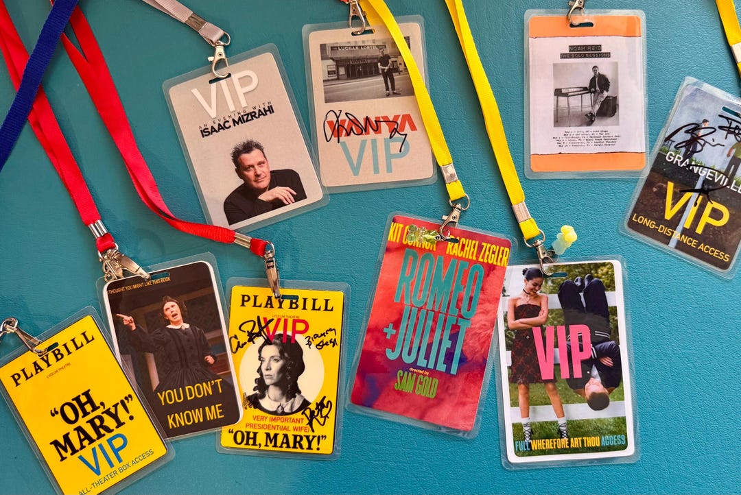 CUSTOM VIP Lanyards Broadway Playbill Concert Concerts Souvenir Fake ...