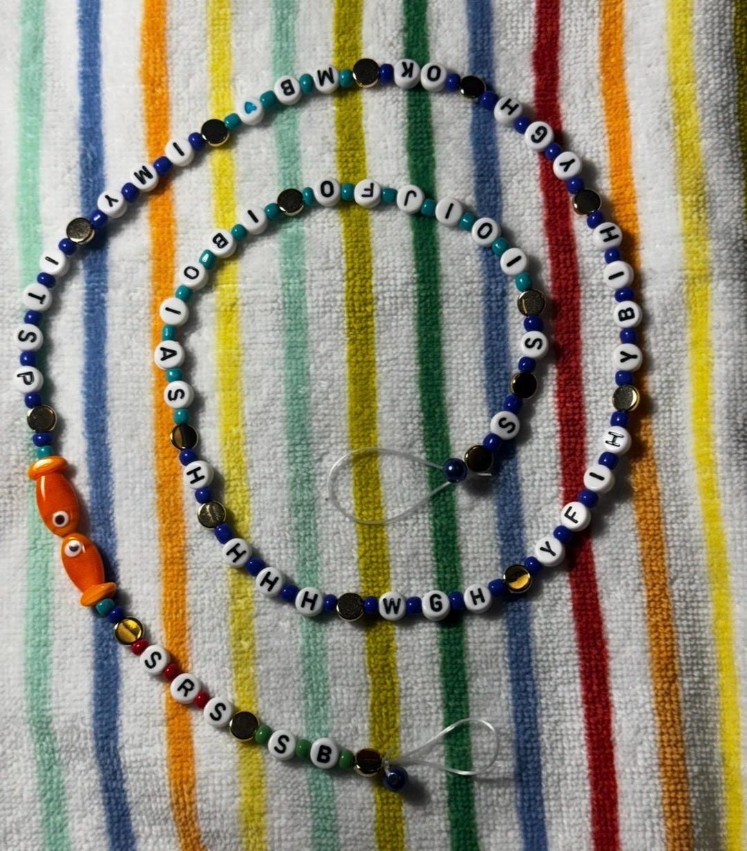 Heated Rivalry Friendship Bracelet-style Beaded Garland - Shane ...