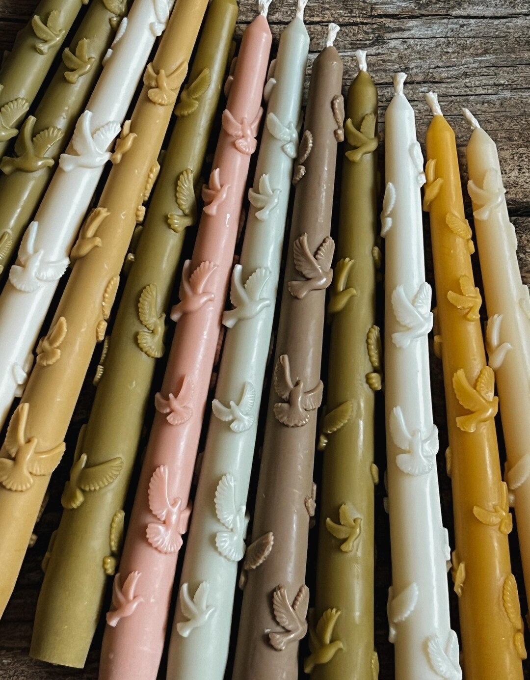 Bird Taper Candles Beeswax, Candlesticks, Colored Tapers, Decorative ...