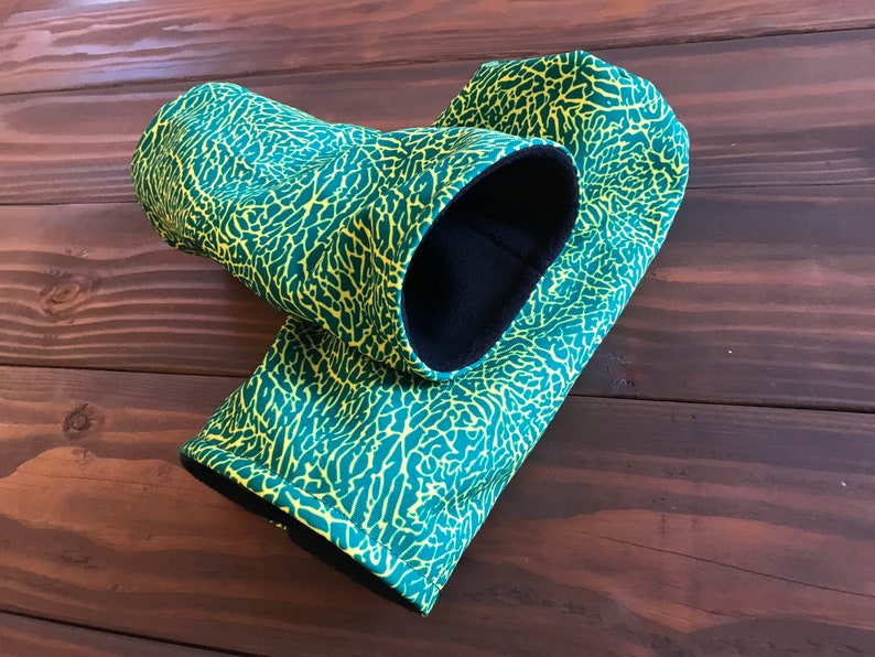 Masters Themed Jordan Inspired Green/yellow Headcovers (driver, Fairway ...