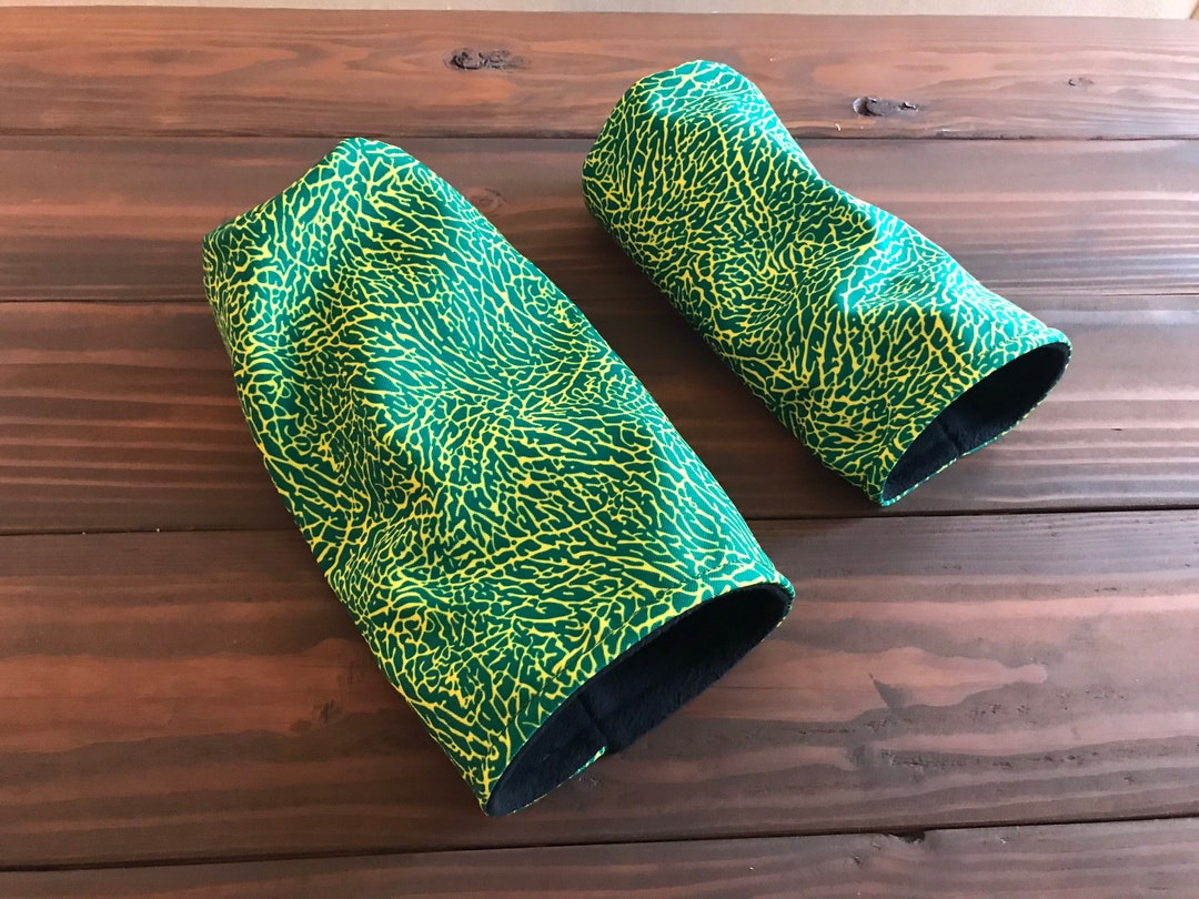 Masters Themed Jordan Inspired Green/yellow Headcovers (driver, Fairway ...
