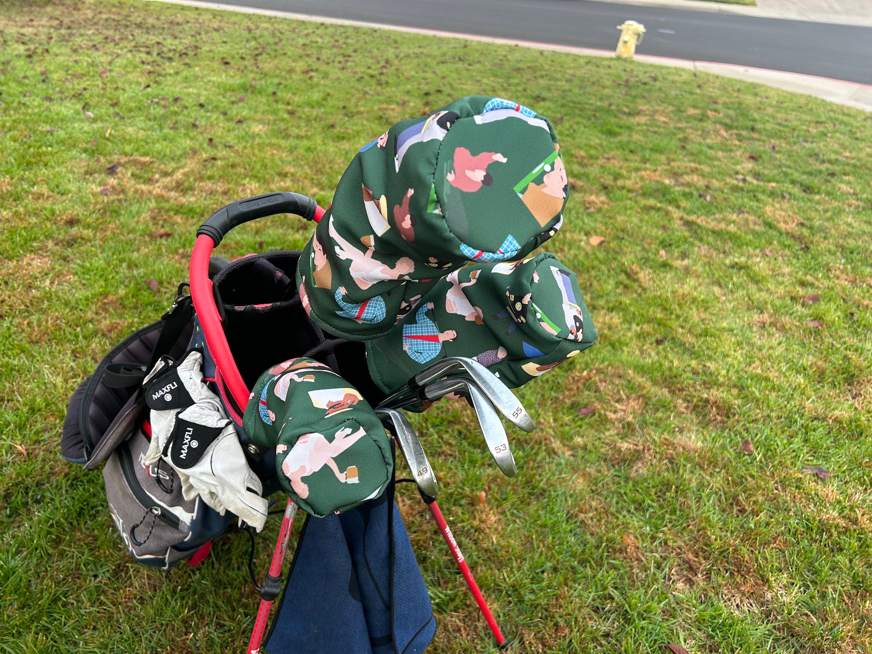 Happy Gilmore Themed Golf Driver, Fairway, & Hybrid Headcovers - Etsy