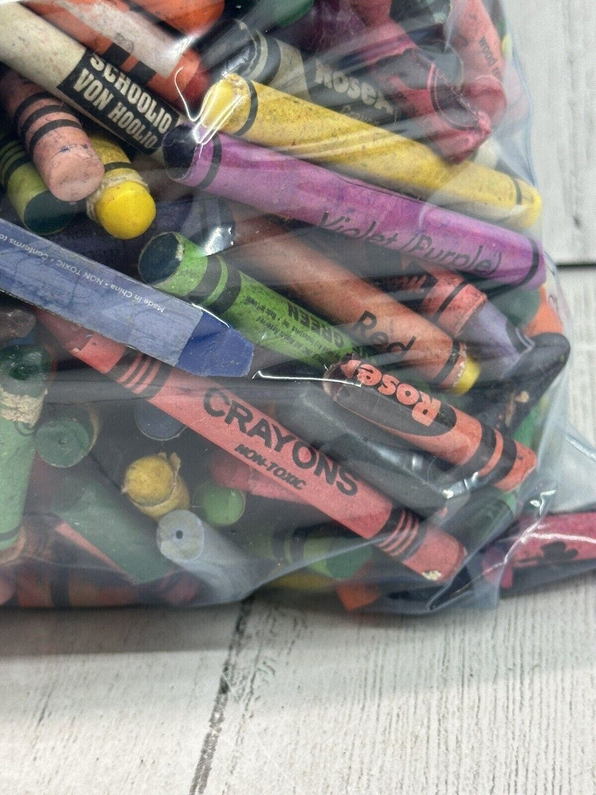 9 Lbs Pounds Crayons Lot Rose Art Cra-z-art Generic Broken Crafts Melt ...