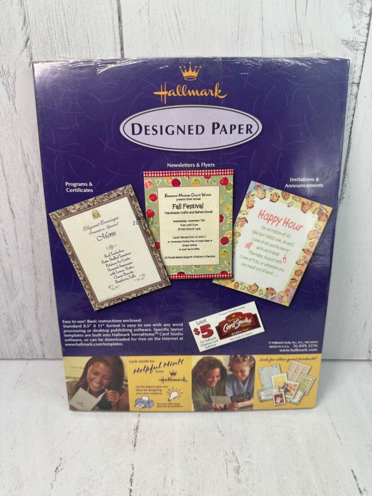 Hallmark Designed Printer Paper Stars Strips Patriotic Flag USA 30 ...