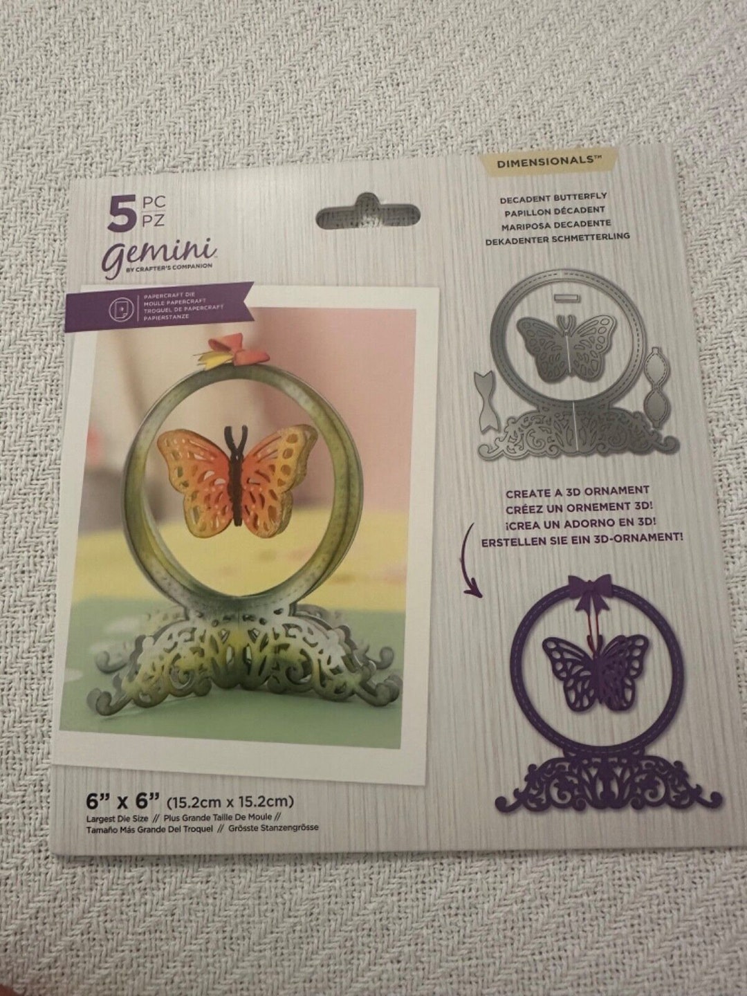 Gemini Crafter's Companion Papercraft Die Dimensional Decadent ...