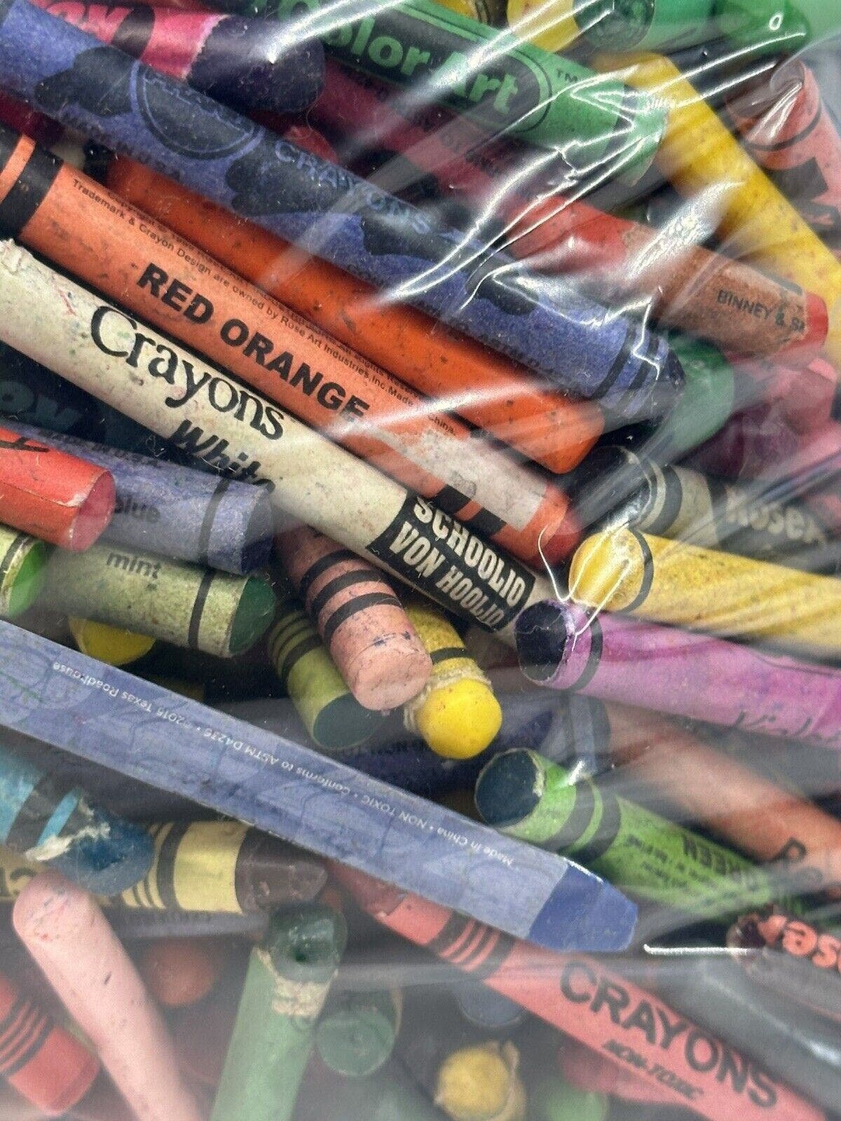 9 Lbs Pounds Crayons Lot Rose Art Cra-z-art Generic Broken Crafts Melt ...