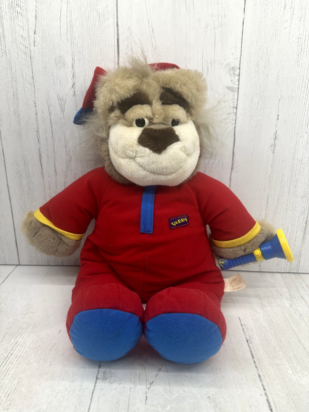 TYCO Real Talkin' Bedtime Bubba Plush Talking Bear Flashlight Tested ...