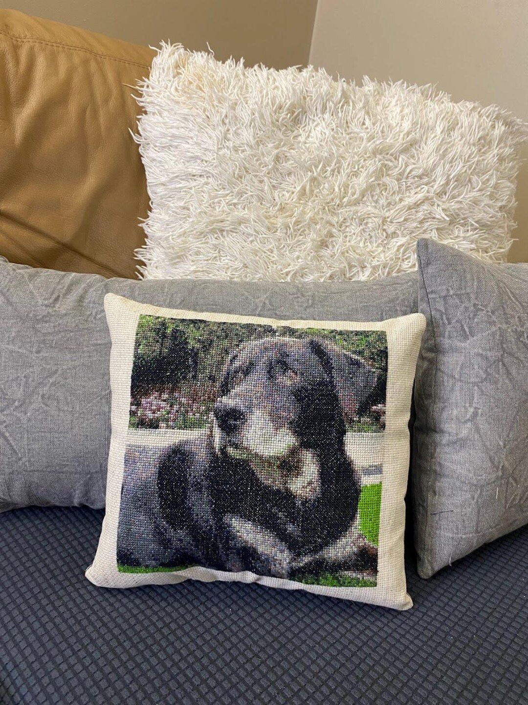 Stitched Memories: Custom Cross Stitch Portrait - Etsy