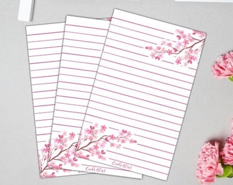 Sakura Letter Paper - Etsy