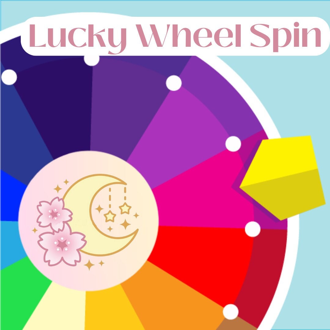 Lucky Wheel Spin Includes Tiktok Spin/packing Video - Etsy