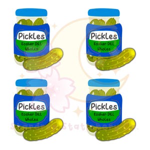 Pickle Stationery Set: Half Sheet Letter Writing Paper, Envelopes ...