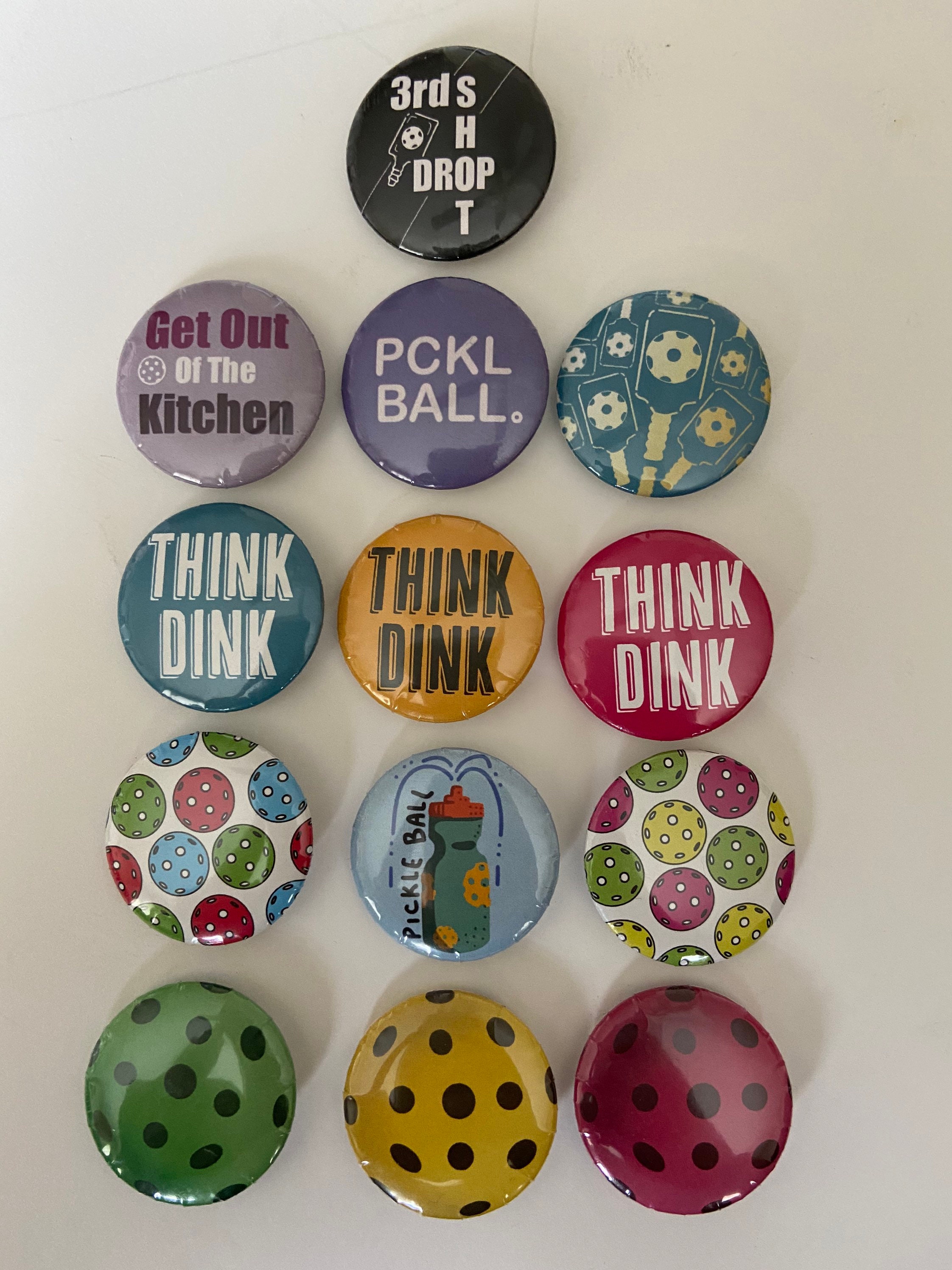 PICKLEBALL BUTTONS Variety Pack - Etsy