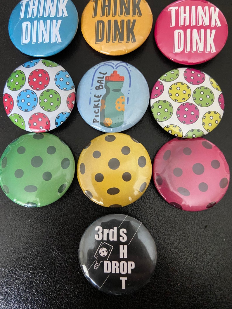 PICKLEBALL BUTTONS Variety Pack - Etsy