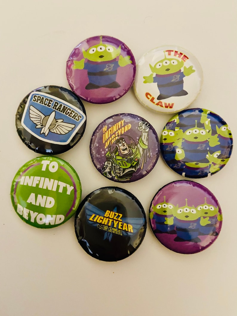 LIGHTYEAR Buttons YOU CHOOSE Custom Pin Pack With the New Buzz ...