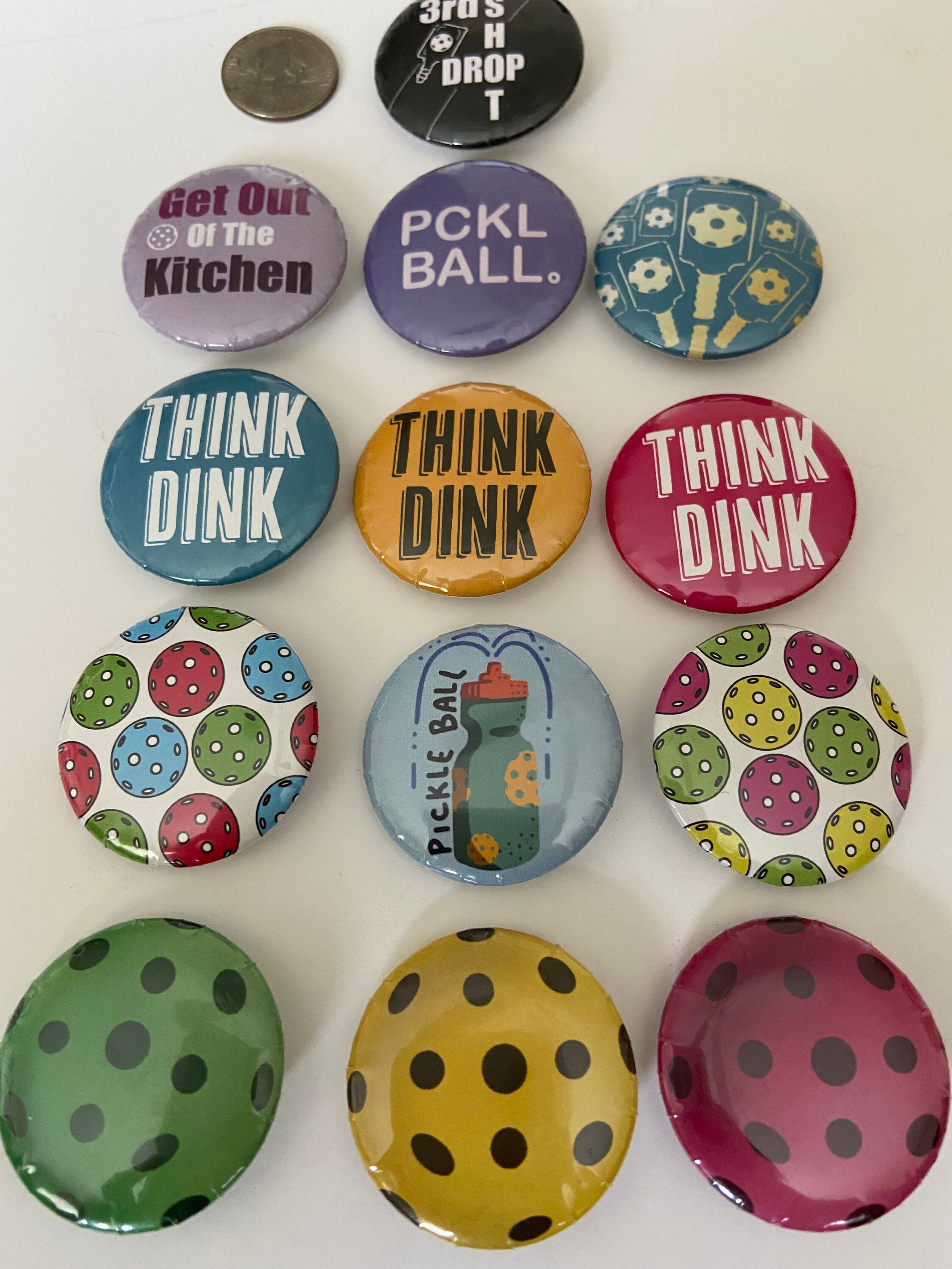 PICKLEBALL BUTTONS Variety Pack - Etsy