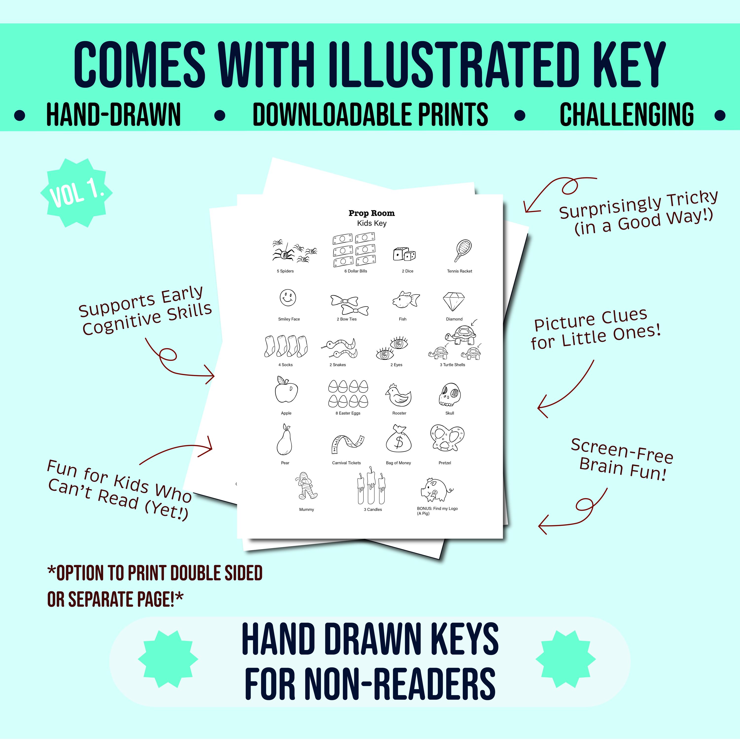 Hand-drawn Search and Find – Kids Activity, Hidden Object Game (digital ...