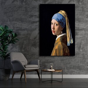 Johannes Vermeer Girl With Pearl Earring, Girl With Pearl Earring Wall ...