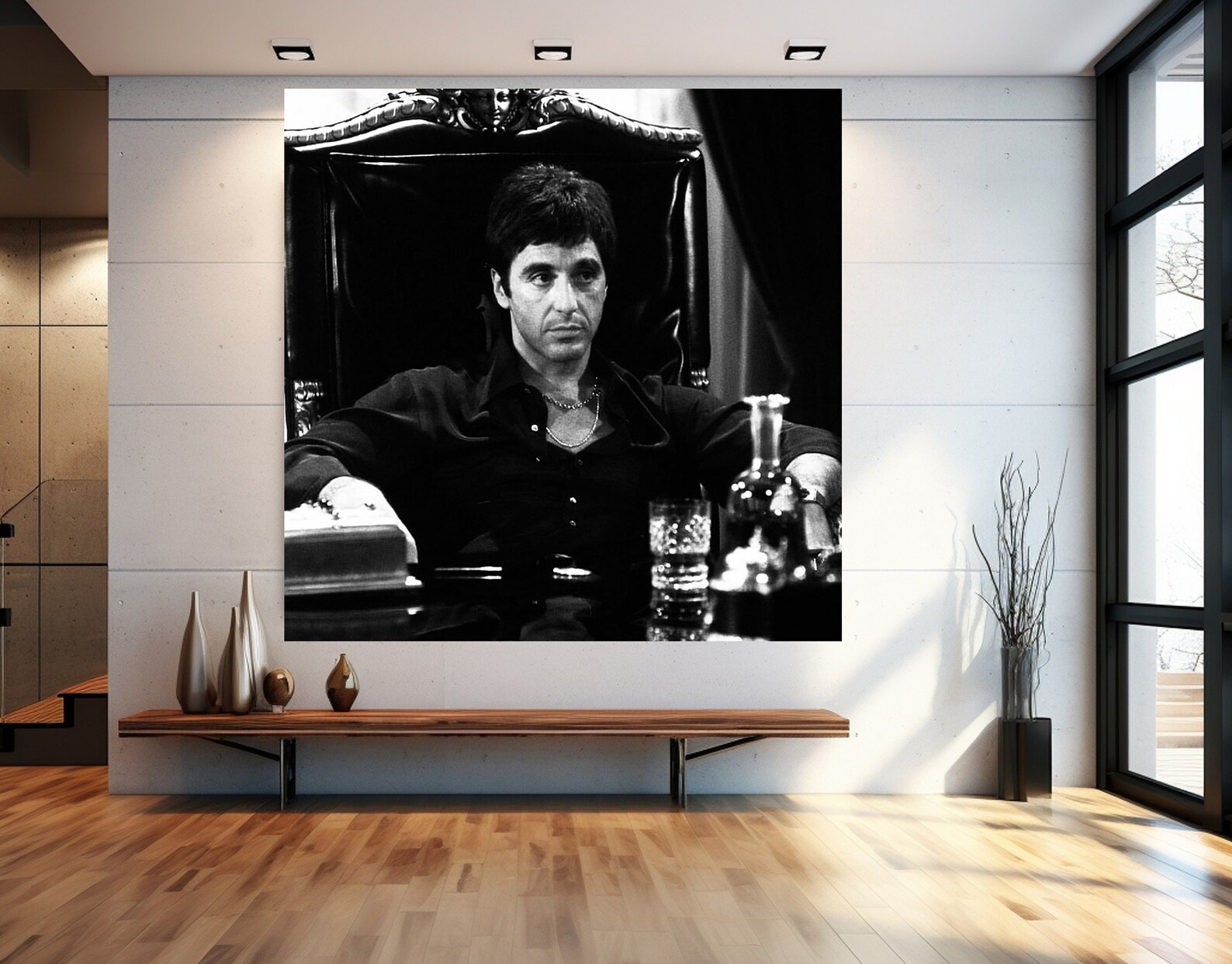 Scarface Alpacino, Alpacino Poster, Movie Poster, Scarface Wall Art ...