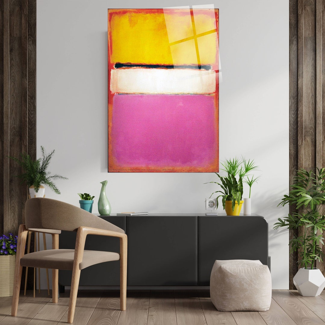 Mark Rothko White Center, Mark Rothko Print, Mid Century Modern Wall ...