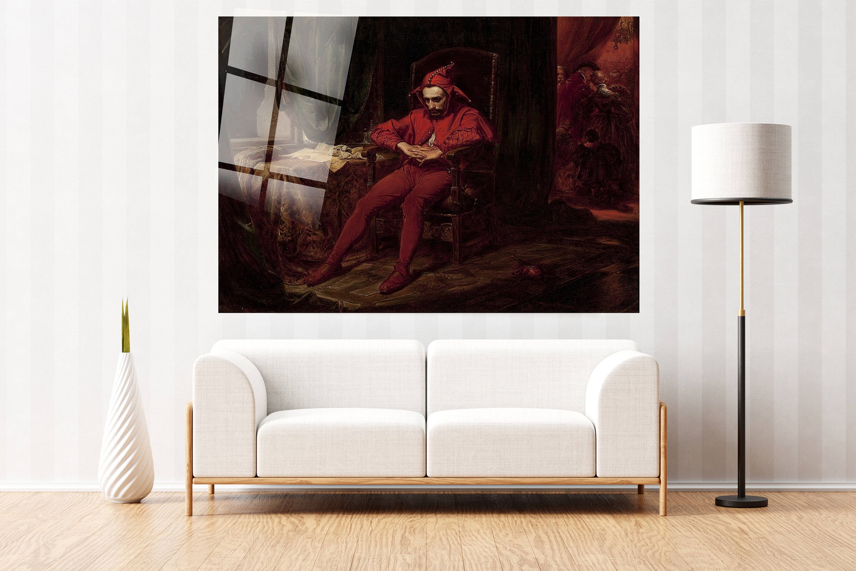 Jan Matejko the Sad Jester, Mid Century Modern Wall Art, Extra Large ...