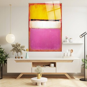 Mark Rothko White Center, Mark Rothko Print, Mid Century Modern Wall ...