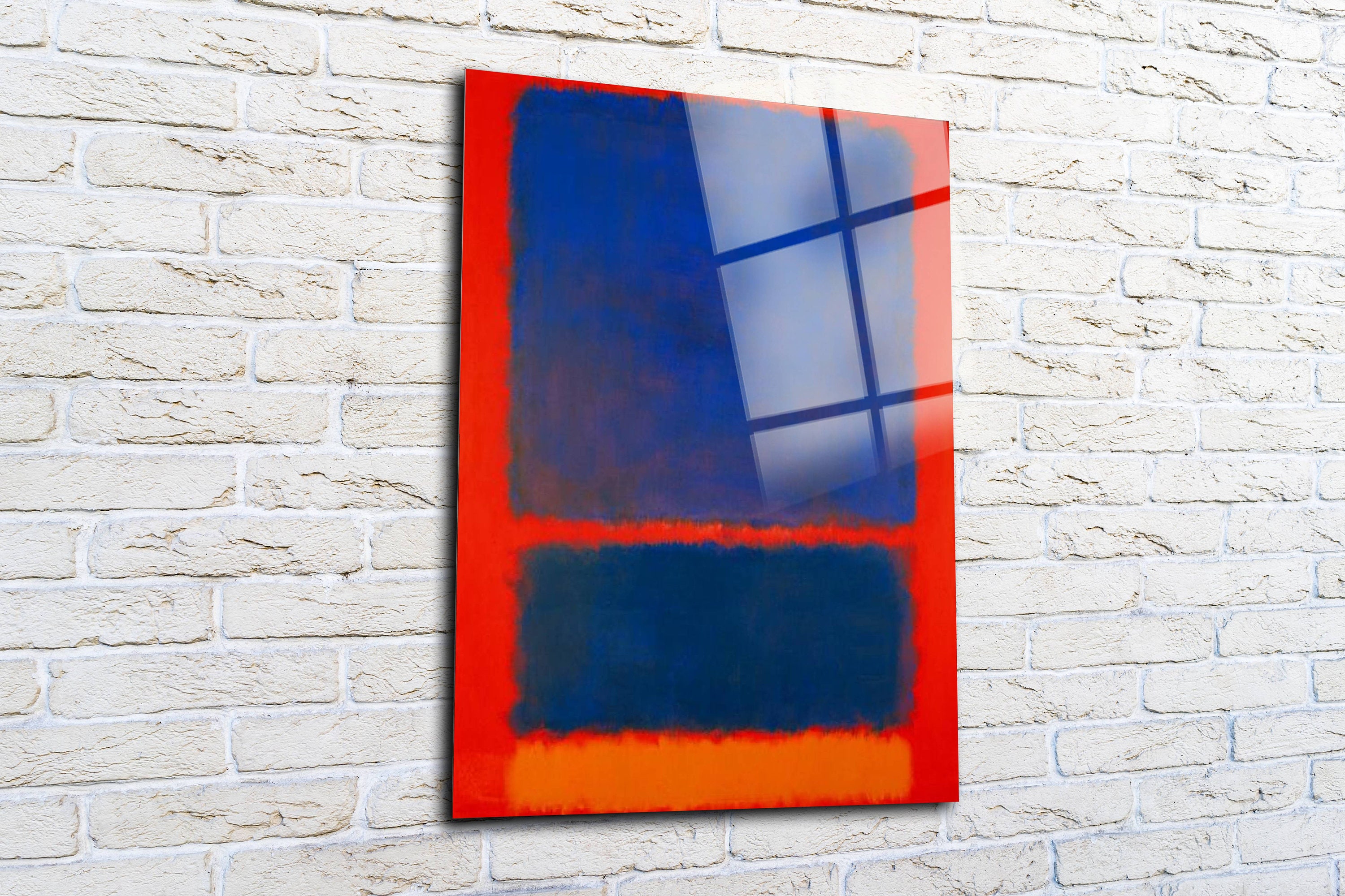 Mark Rothko Blue Orange Red, Mark Rothko Print, Mid Century Modern Wall ...