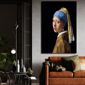 Johannes Vermeer Girl With Pearl Earring, Girl With Pearl Earring Wall ...