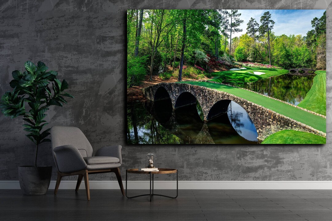 Augusta National Golf Wall Art, Men Golf Gift, Golf Gift, Golf Wall ...