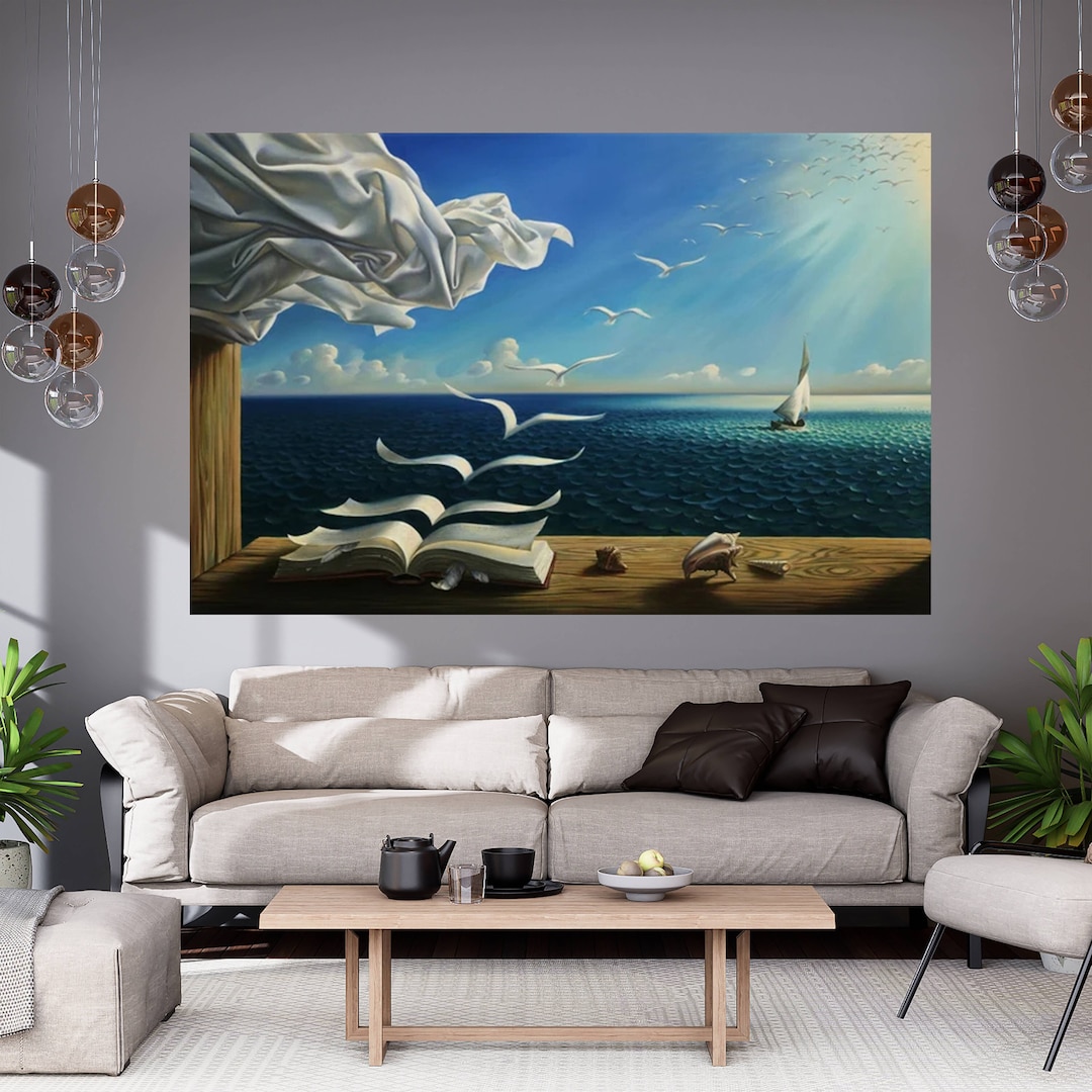 Salvador Dali, Salvador Dali Book to Birds, Salvador Dali Print, Extra ...