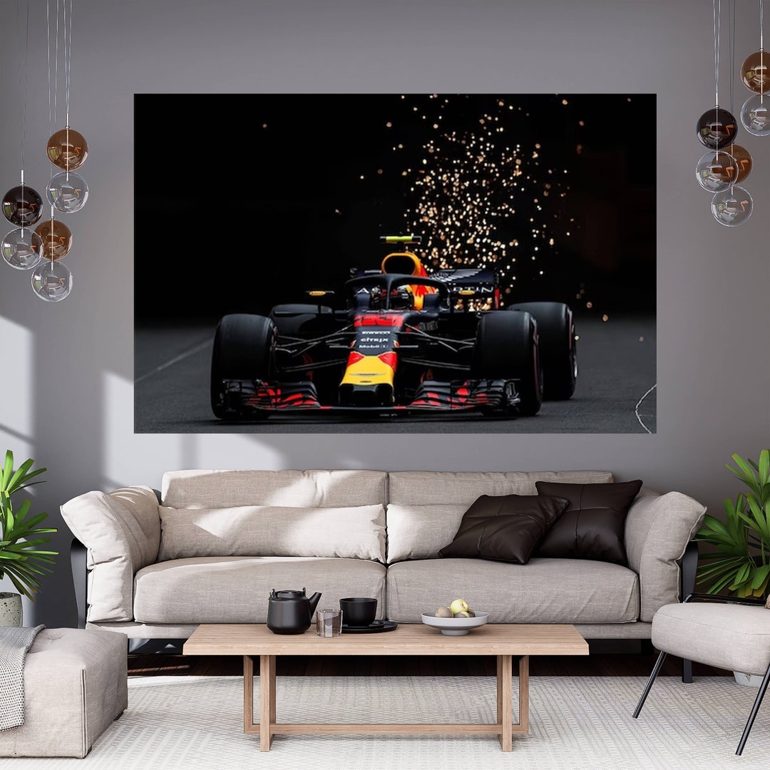 Formula 1 Canvas, Max Verstappen Poster, Redbull Formula 1 Poster ...