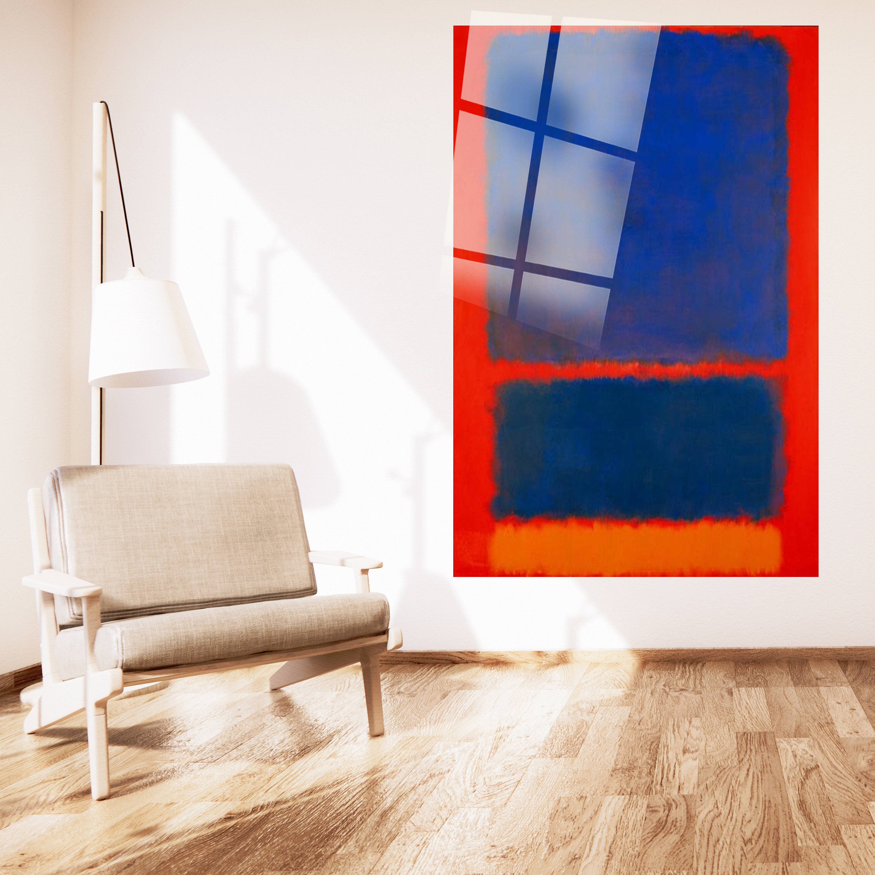 Mark Rothko Blue Orange Red, Mark Rothko Print, Mid Century Modern Wall ...