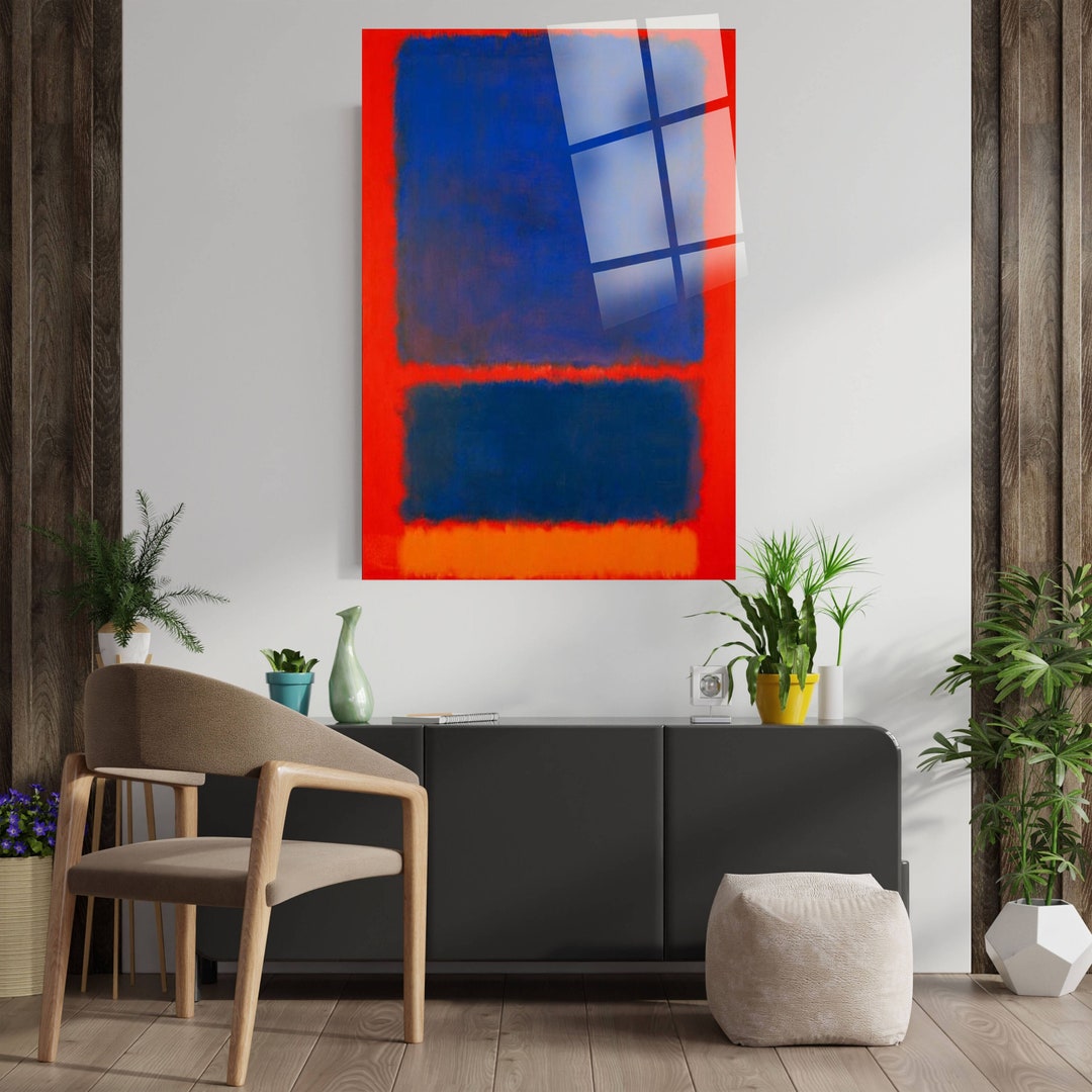 Mark Rothko Blue Orange Red, Mark Rothko Print, Mid Century Modern Wall ...