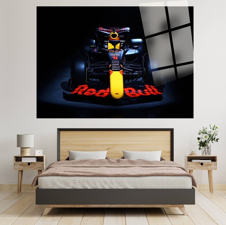 Formula 1 Max Verstappen, Formula 1 Wall Art, Red Bull F1 Canvas, Extra ...