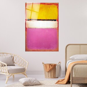 Mark Rothko White Center, Mark Rothko Print, Mid Century Modern Wall ...